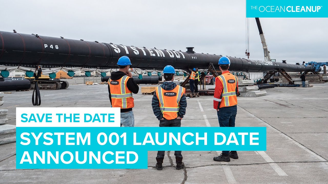 The Ocean Cleanup System 001 Launch Date Announced - YouTube
