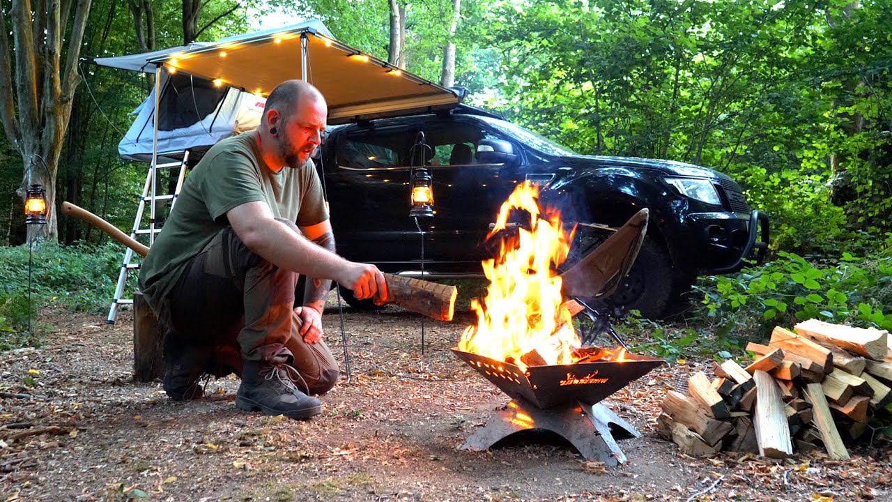 Truck Roof Tent Camping DISASTER - Late night Bug Out - YouTube