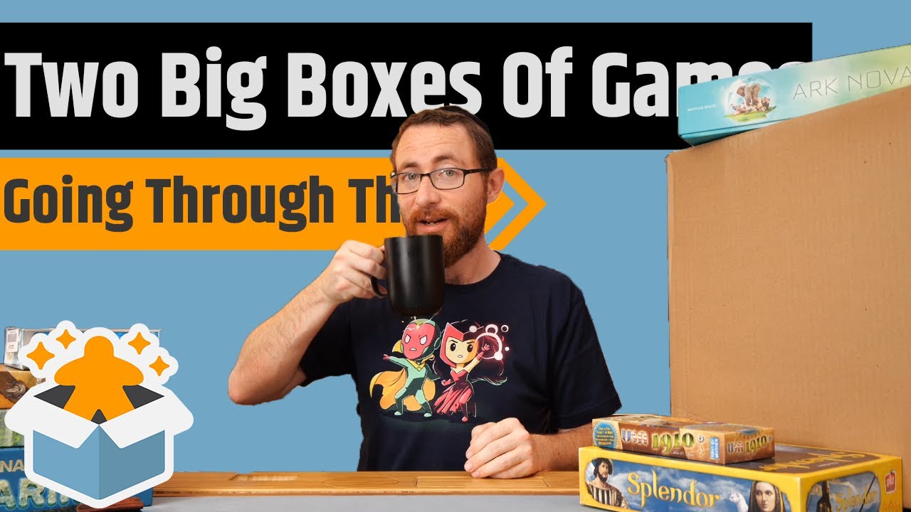 2 Giant Boxes Full Of Games - YouTube