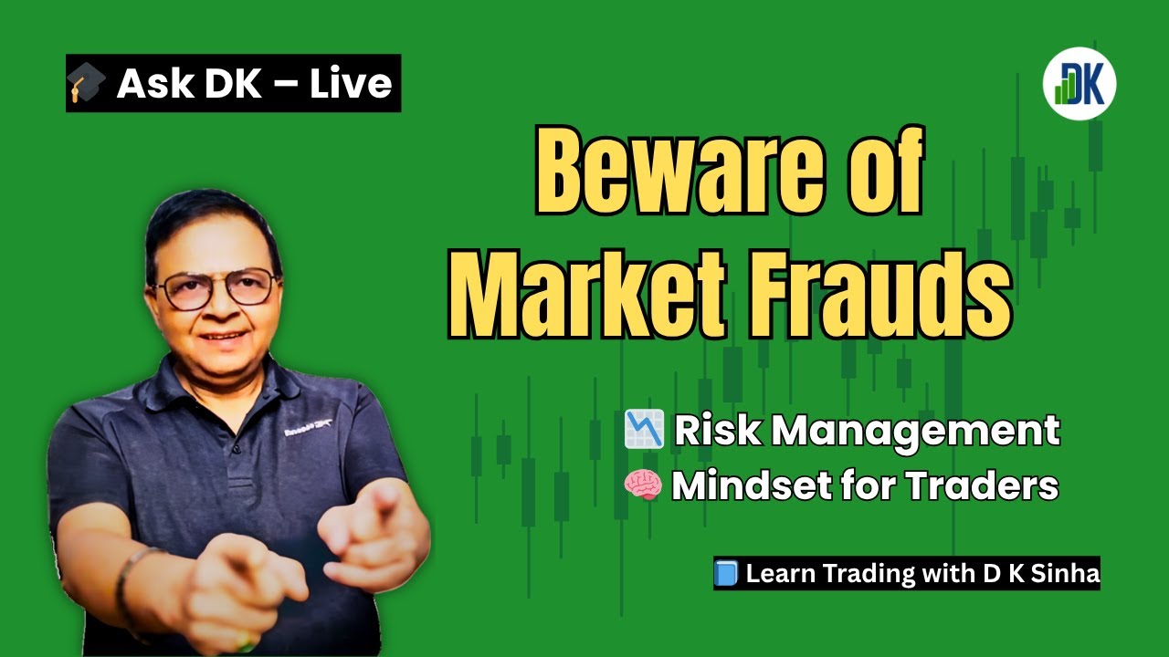 🚨 Stock Market Scams You Must Avoid | Masterclass by D K Sinha - YouTube
