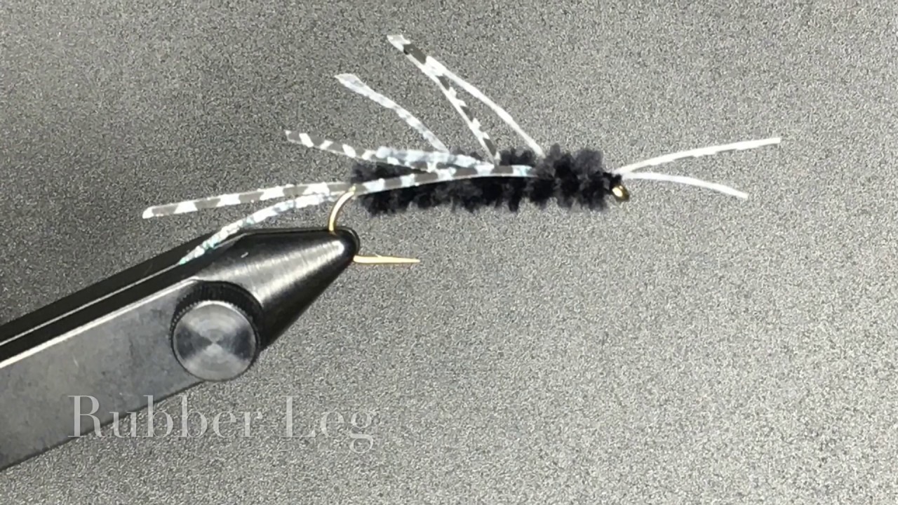 Rubber Leg - Fly Tying - YouTube