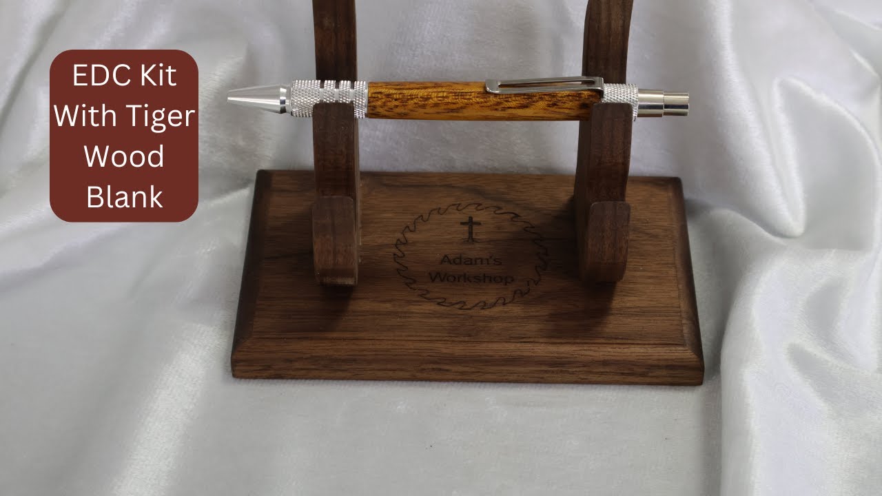 Turning an EDC pen kit - YouTube