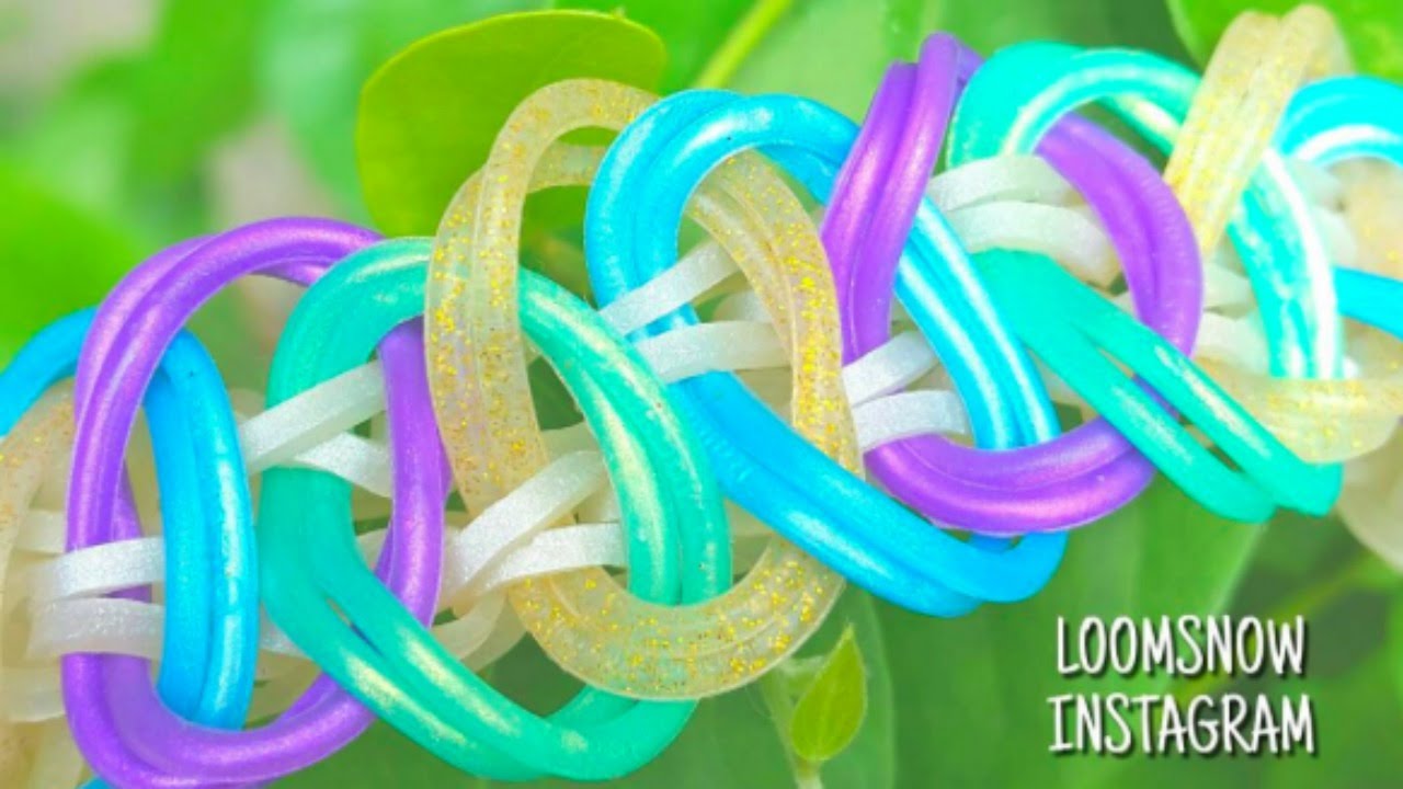 Braided circles bracelet || Loom - YouTube