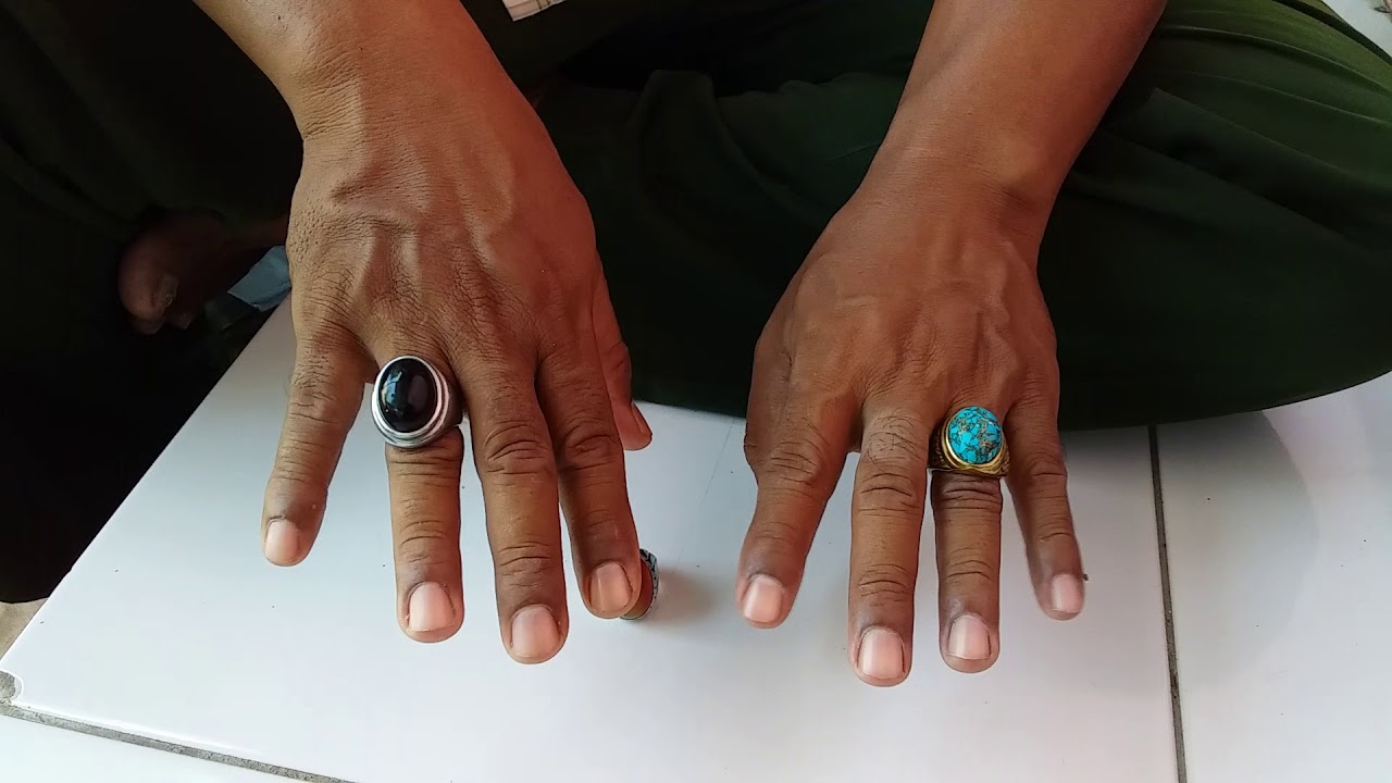 Batu Akik Yaman Wulung & Virus urat Emas - YouTube