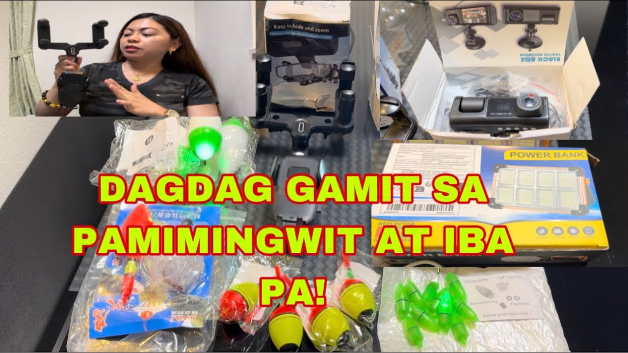 MGA KAGAMITAN SA PAMIMINGWIT AT VLOG DUMATING NA! - YouTube