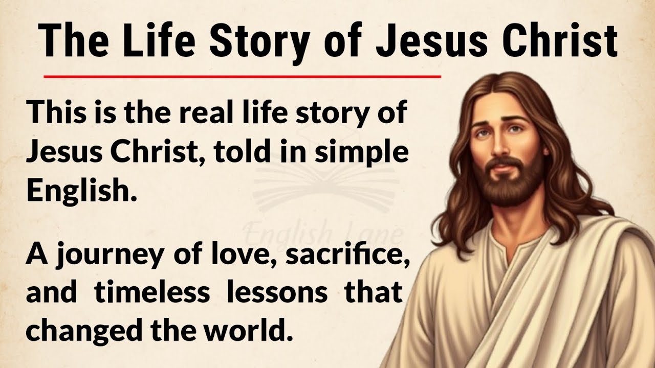 The Life Story of Jesus Christ || Learn English Through Story Level 3 🔥 ...