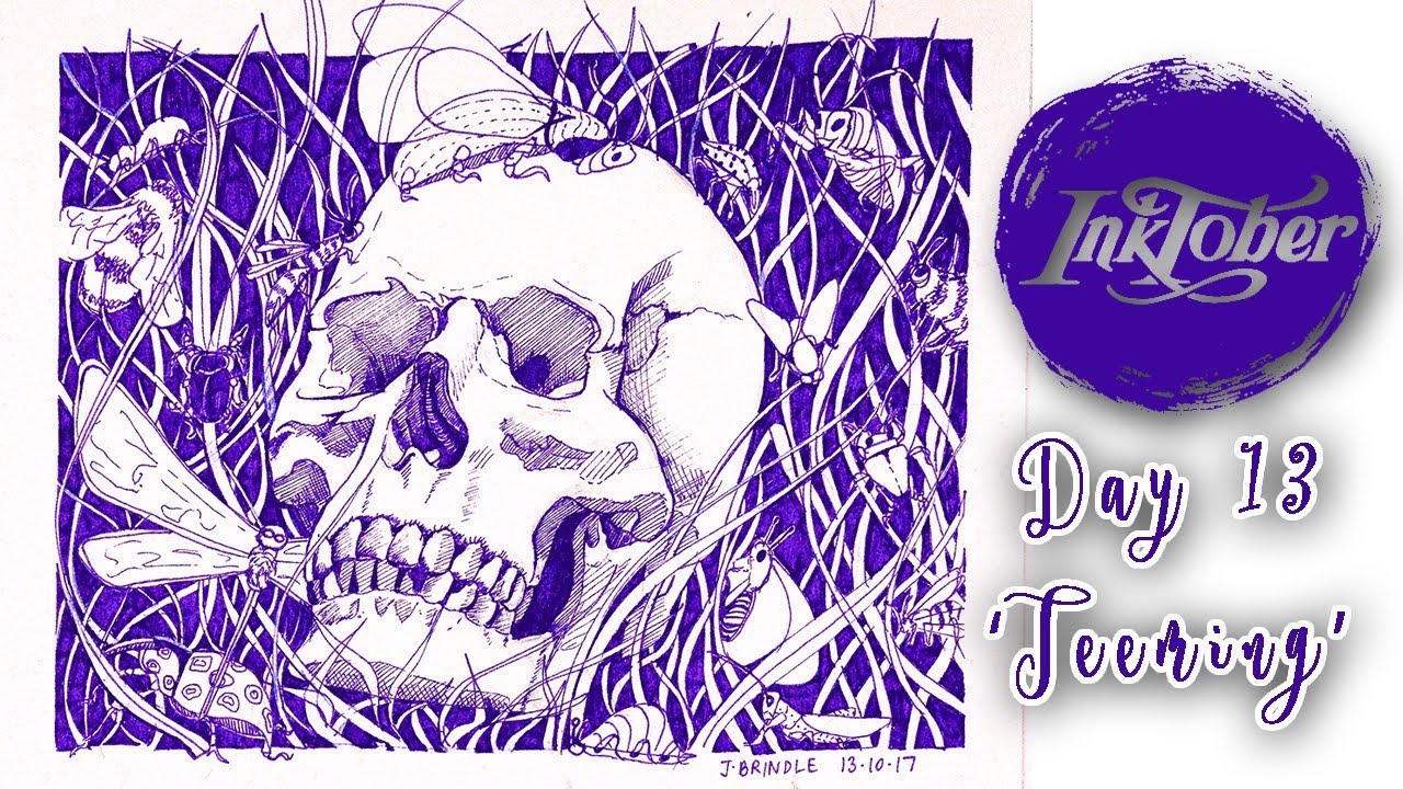Inktober 2017 - Day 13 'Teeming' / My favourite inktober drawing so far ...