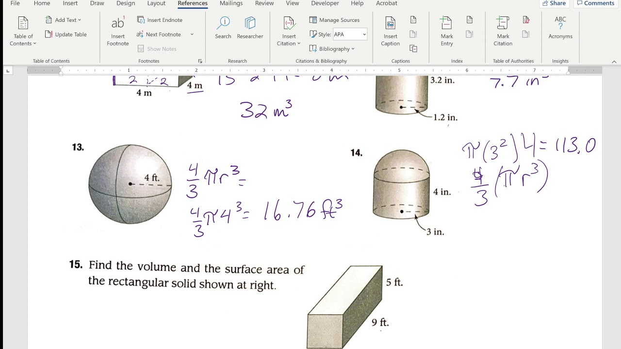 KCC Math 20 Ch 8 Practice Test Video - YouTube