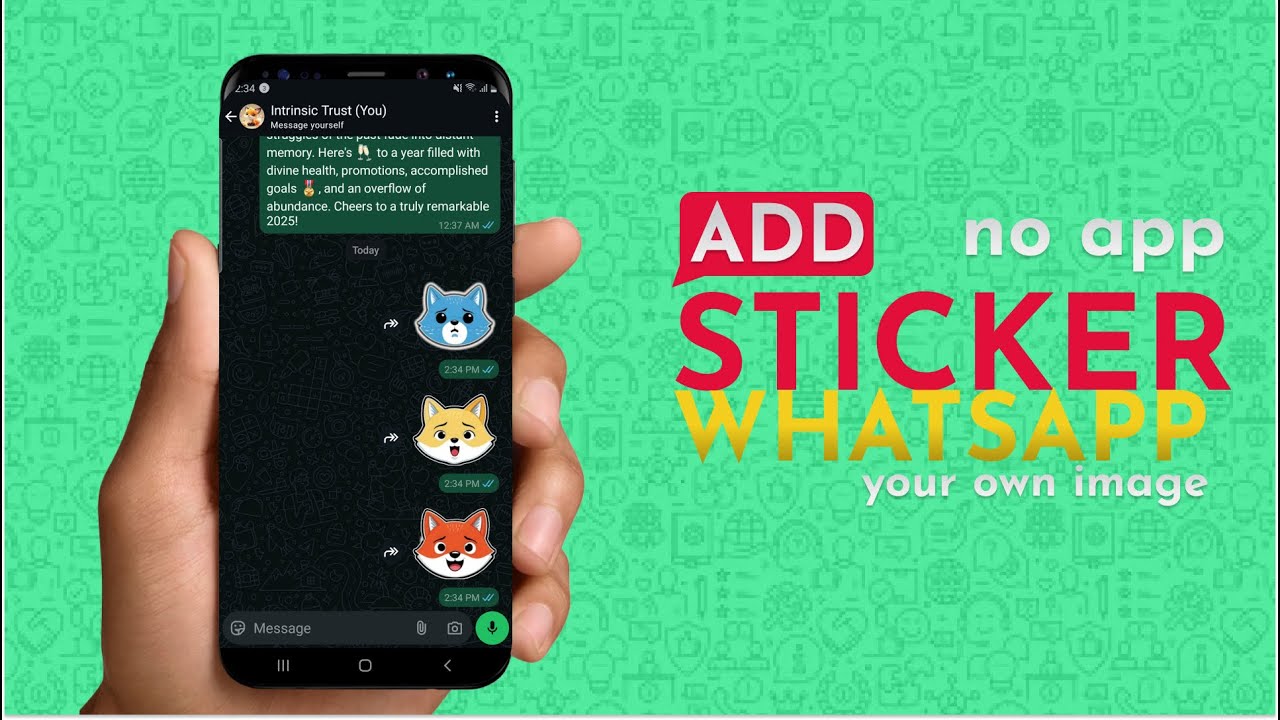 📱 How To Add Stickers to WhatsApp Mobile – Quick & Easy Guide! 🎉 - YouTube