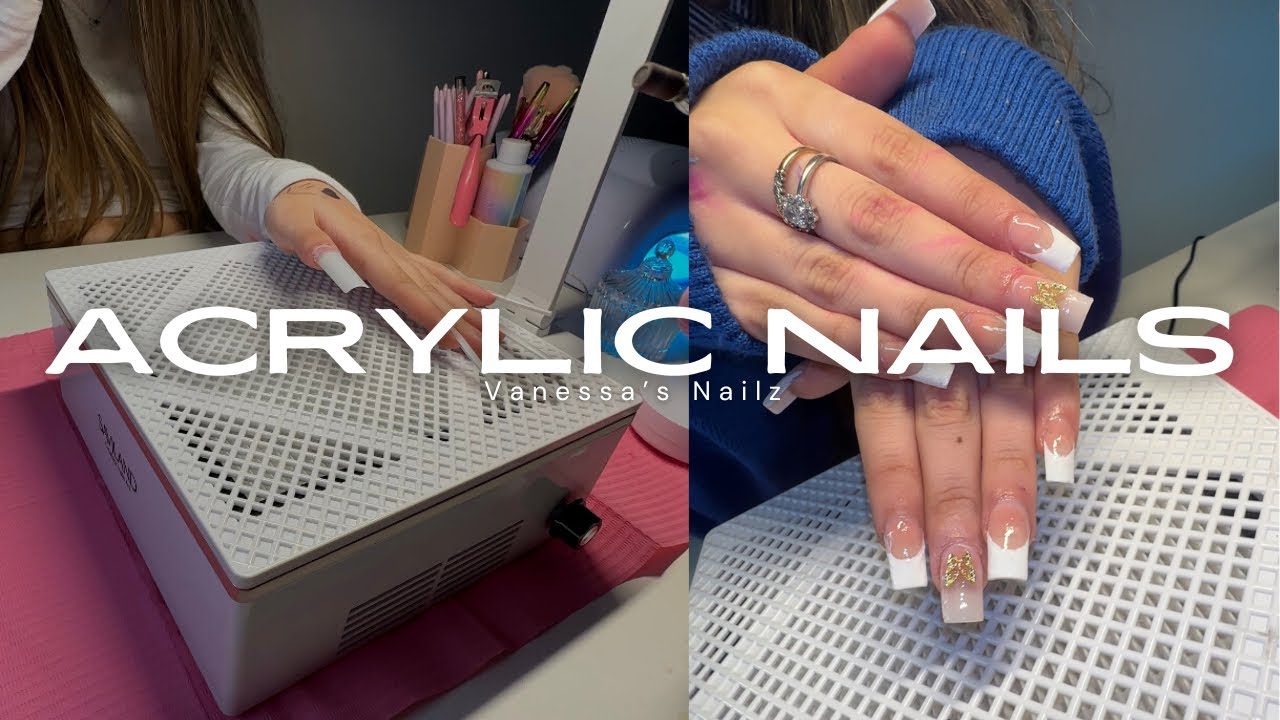 Beginner Nail Tech | Acrylic Nails | Practice | Vanessa’s Nailz - YouTube