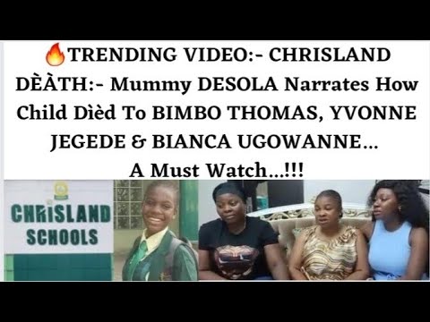 🔥TRENDINGVIDEO:-Mummy Desola Narrates How Child Dìèd To Bimbo Thomas ...