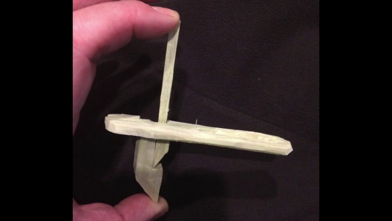 Siberian Deadfall Trigger for Rodents - YouTube