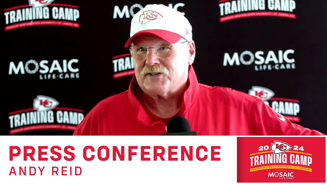 Andy Reid, Trey Smith & Drue Tranquill Speak to the Media at Training ...