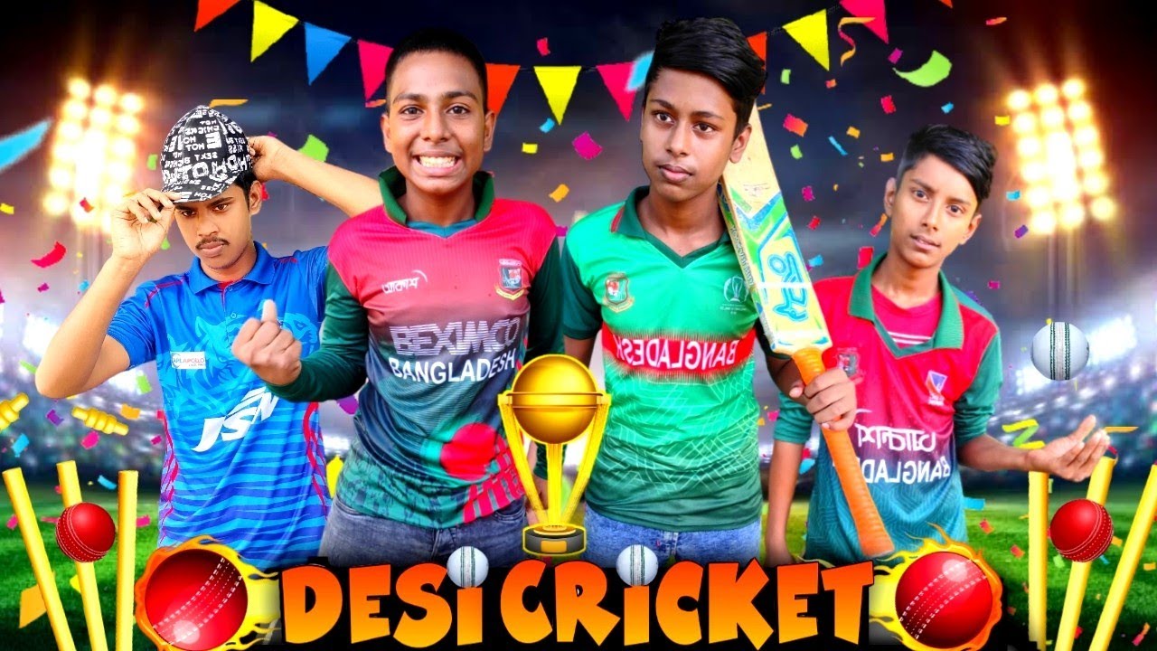 Desi Cricket 2022 | Cricket championship Bangla funny video | Team Junior 420. - YouTube