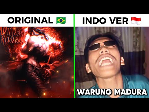Montagem Rugada Original 🇧🇷 vs Indo Version 🇮🇩 (Warung Madura) 