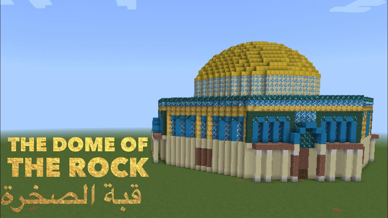 The Dome of the rock in Minecraft (Jerusalem) - YouTube