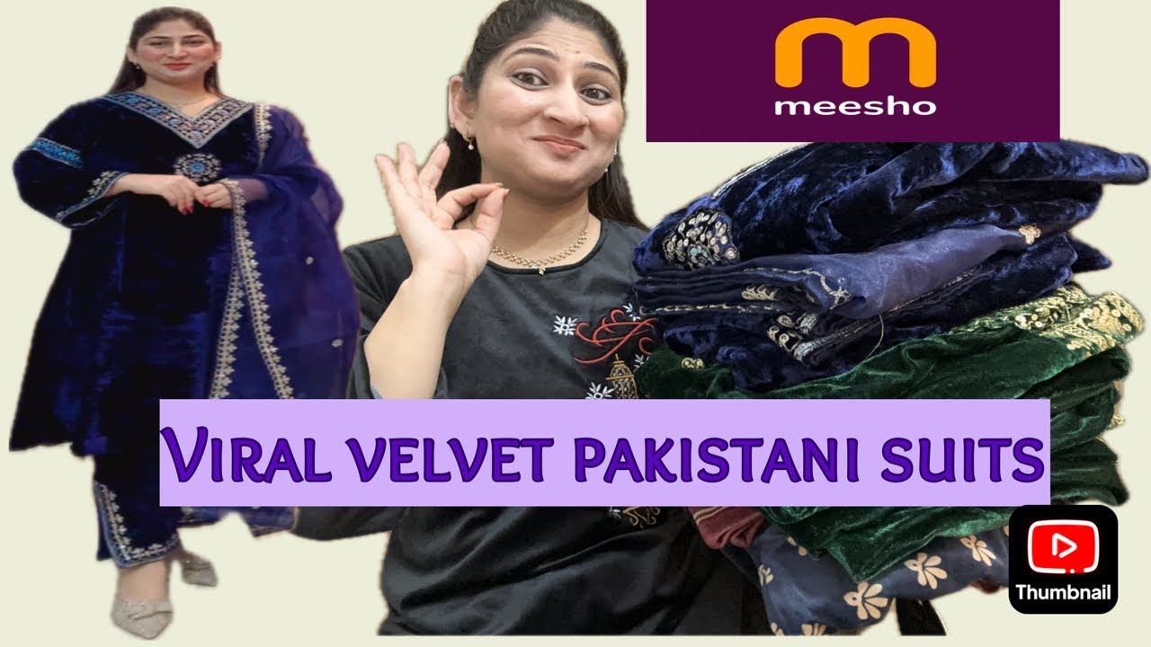 Viral velvet suits 👌winter partywear collection || woolen plazzo suits ...