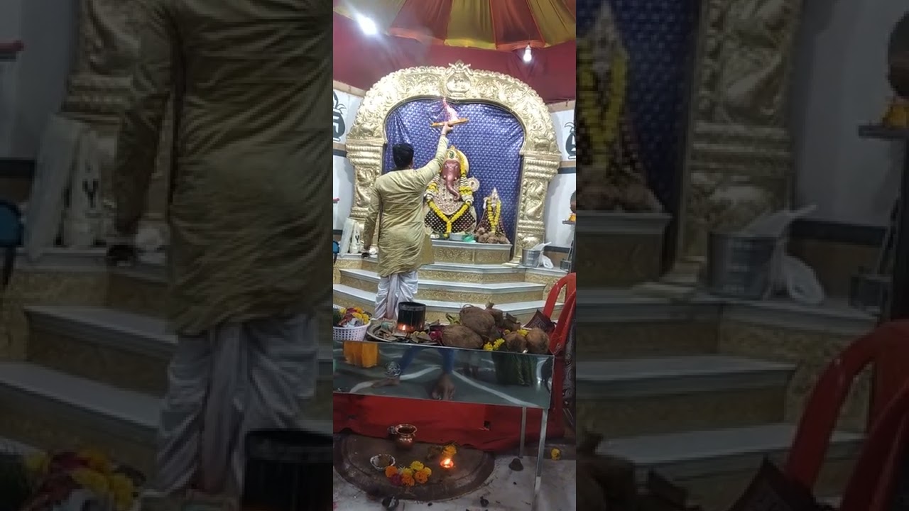 Mari Mata ka Ganesh Mandir Aarti Ganesh Ji ki sham 7:00 baje ganpati Ji ...