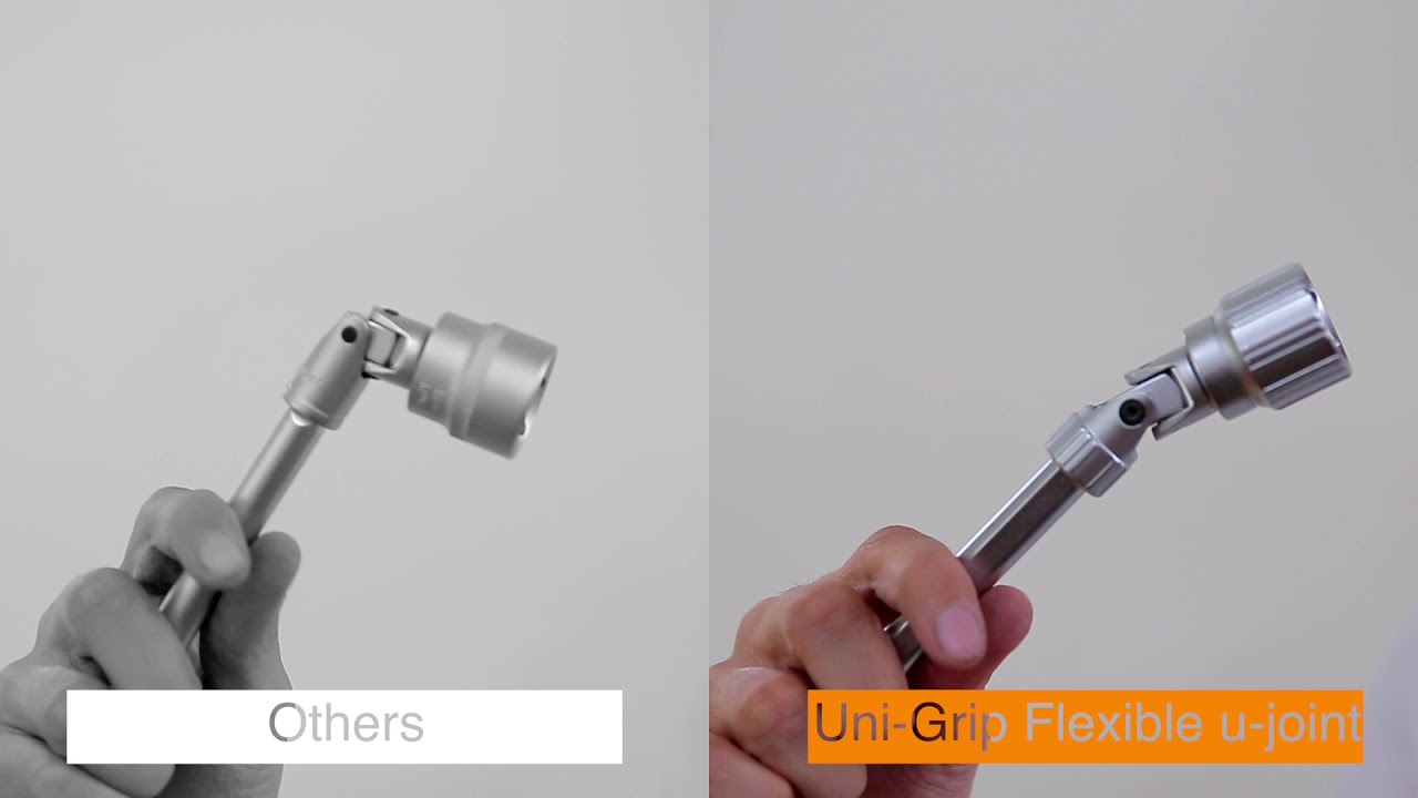 Uni-Grip Flexible u-joint-Demo - YouTube