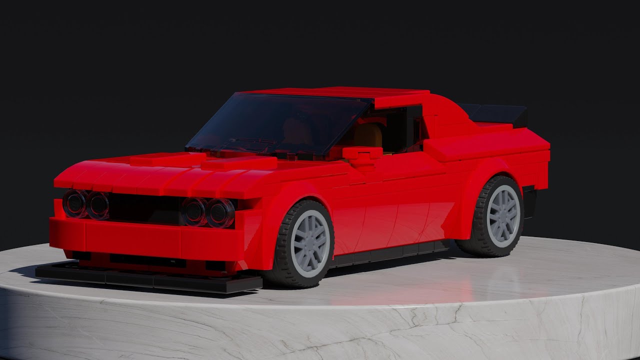 LEGO Dodge Challenger SRT MOC | Instructions - YouTube
