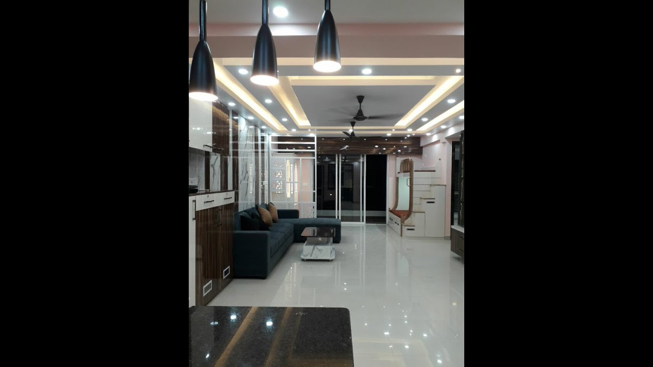 INTERIOR DESIGN IN 19LAC FOR 3BHK FLAT IN UNIMARK REVERIA | UTTARPARA | KOLKATA - YouTube