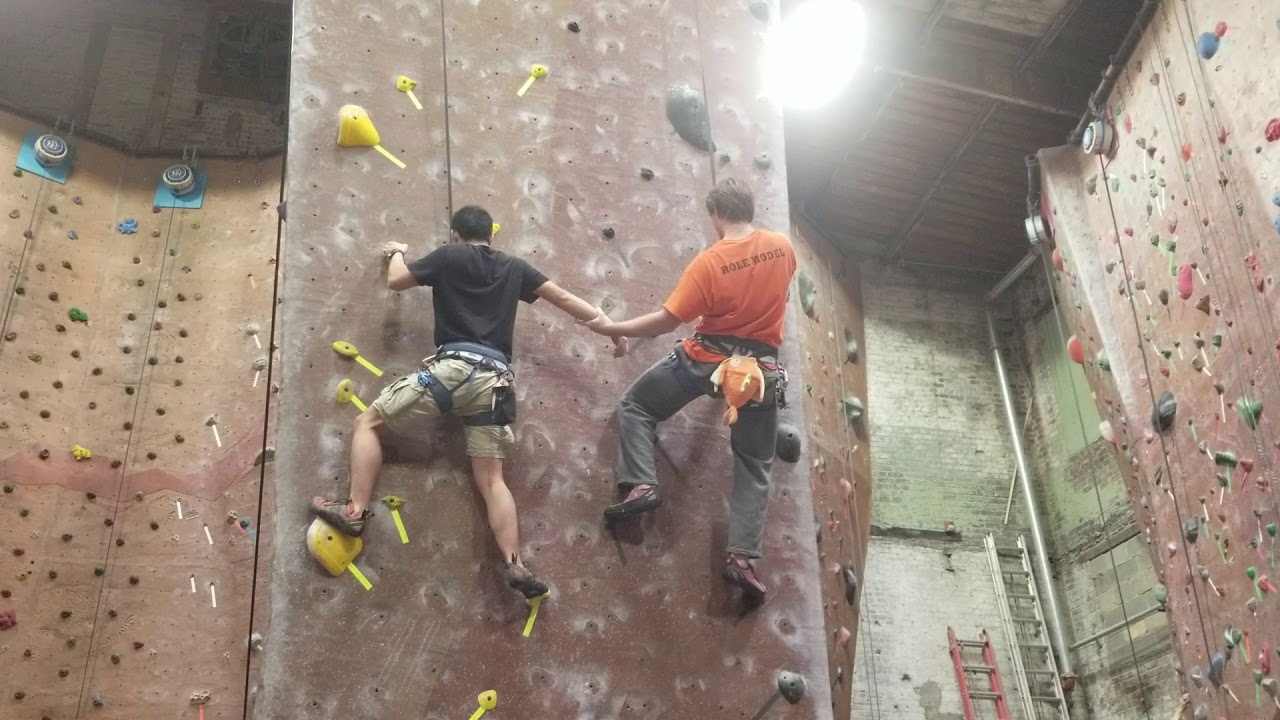 Partner climbing for Valentine's day - YouTube