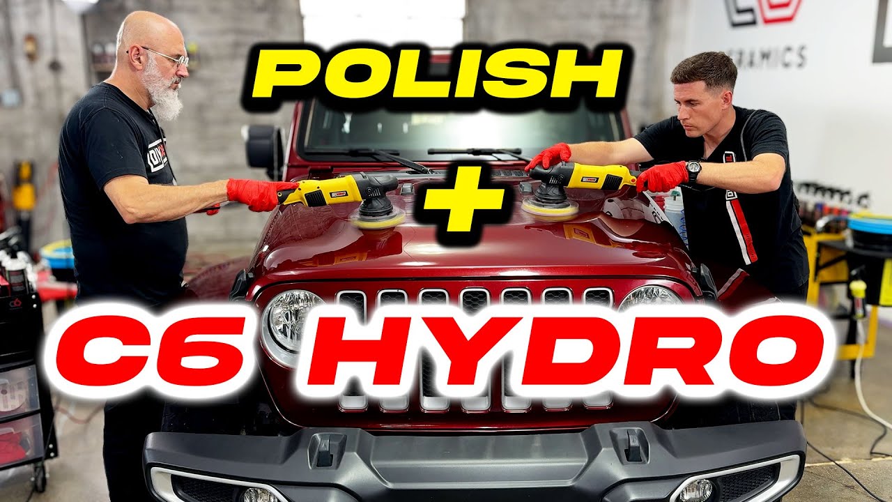 How to get the GLOSSIEST paint? 2-step polish + C6 Ceramics Hydro ...