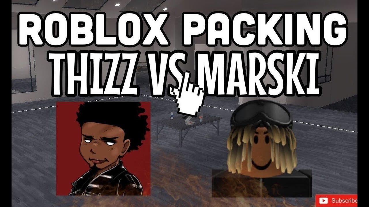 Thizz vs Marski [ROBLOX PACKING] - YouTube