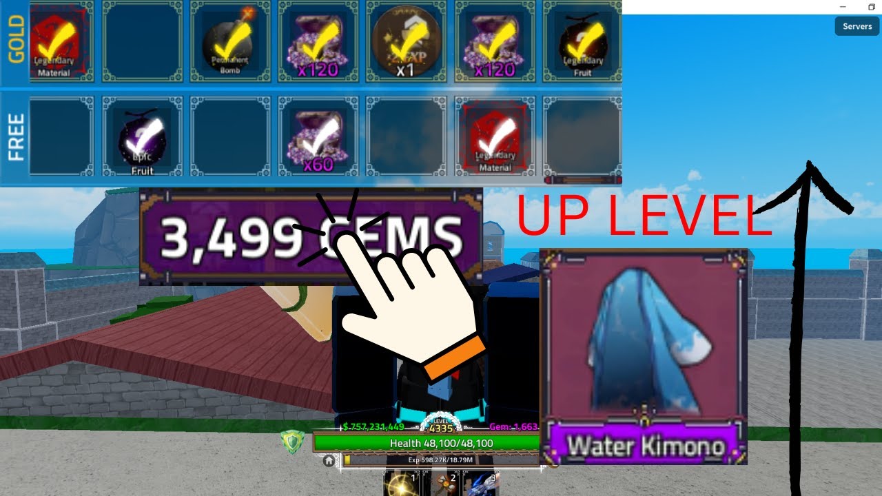 Nhận tất cả quà gamepass??? | up level Water Kimono, Hallo Lamp, Hallo ...