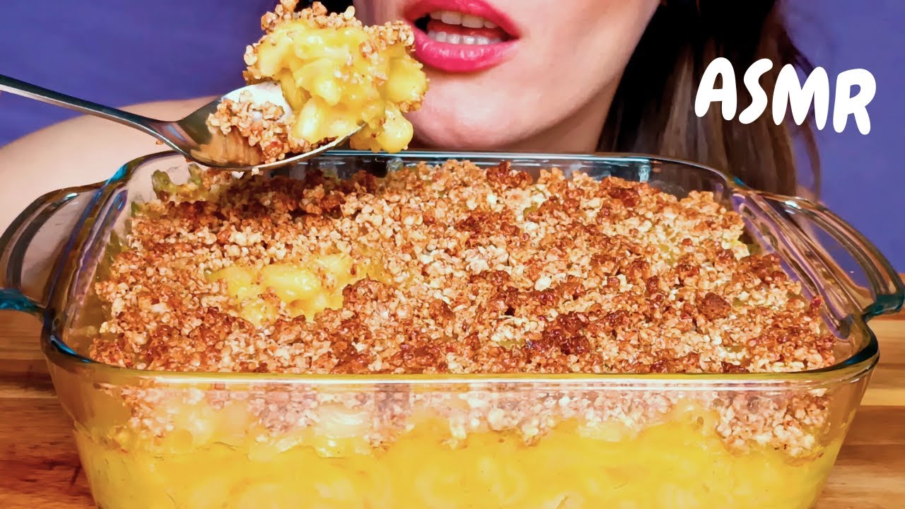 ASMR CREAMIEST Mac and Cheese *Satisfying ASMR (Mukbang|No Talking ...