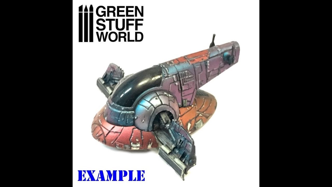 Chameleon Paints 6 - Painting example of Slave 1 Boba Fett – X-Wing ...