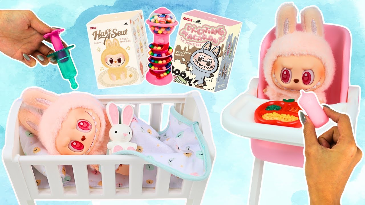 Labubu Gets Tummy Ache From Eating Too Much Sweets! - YouTube