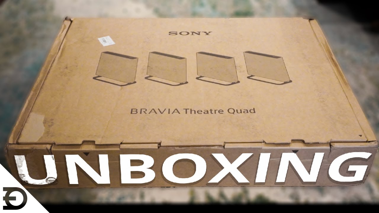 SONY BRAVIA THEATRE QUAD | Unboxing, Setup & First Impressions - YouTube