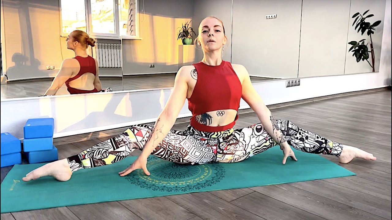 SPLITS LEG STRETCH. SPLITS & OVERSPLITS. CONTORTION WORKOUT. GYMNASTICS ...
