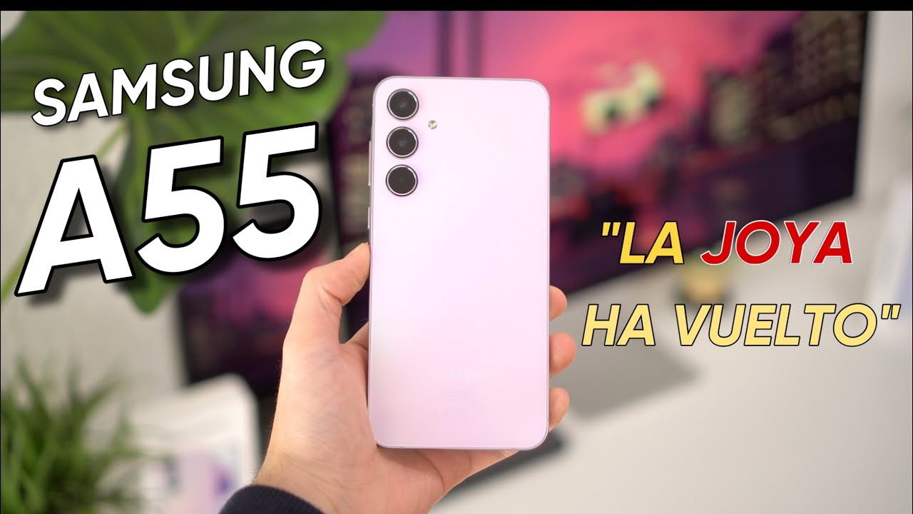 Samsung Galaxy A55 review ¡ES CASI PERFECTO! - YouTube
