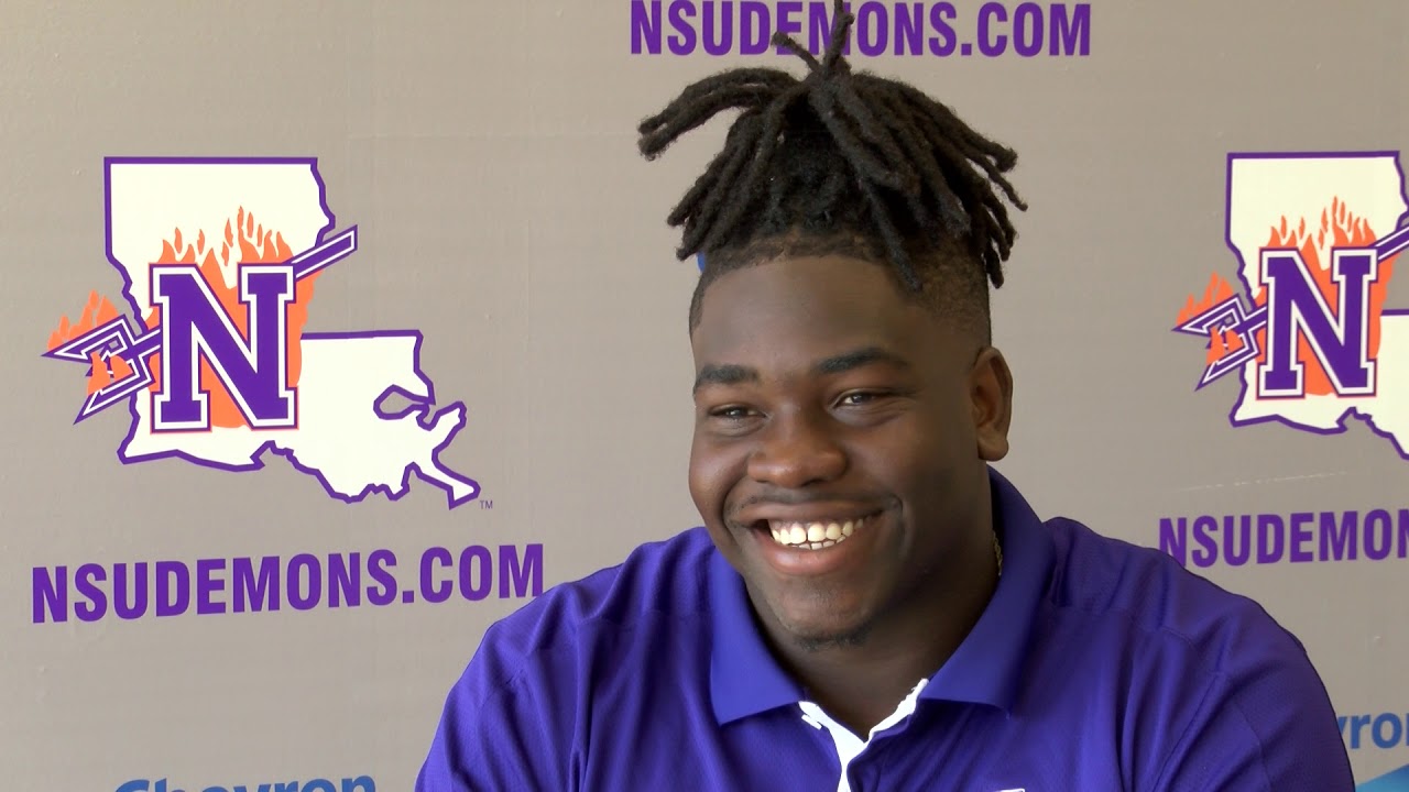 Senior TE Charles Vaughn talks about the Demons - YouTube