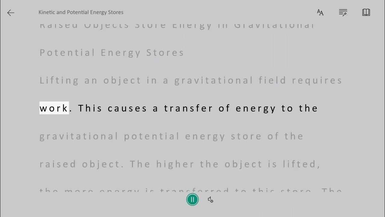 GCSE Physics - Kinetic and Potential Energy Stores - YouTube