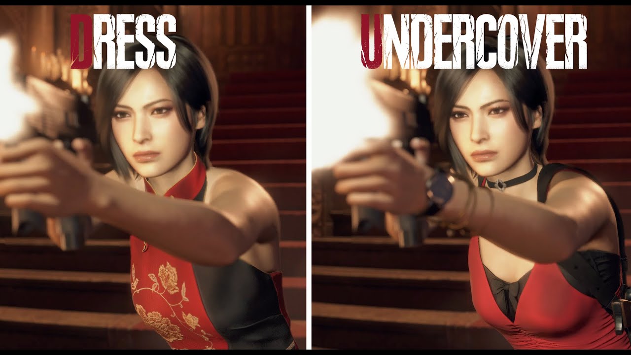 Resident Evil 4 Remake Separate Ways - Ada Wong Costumes Comparison 2K ...