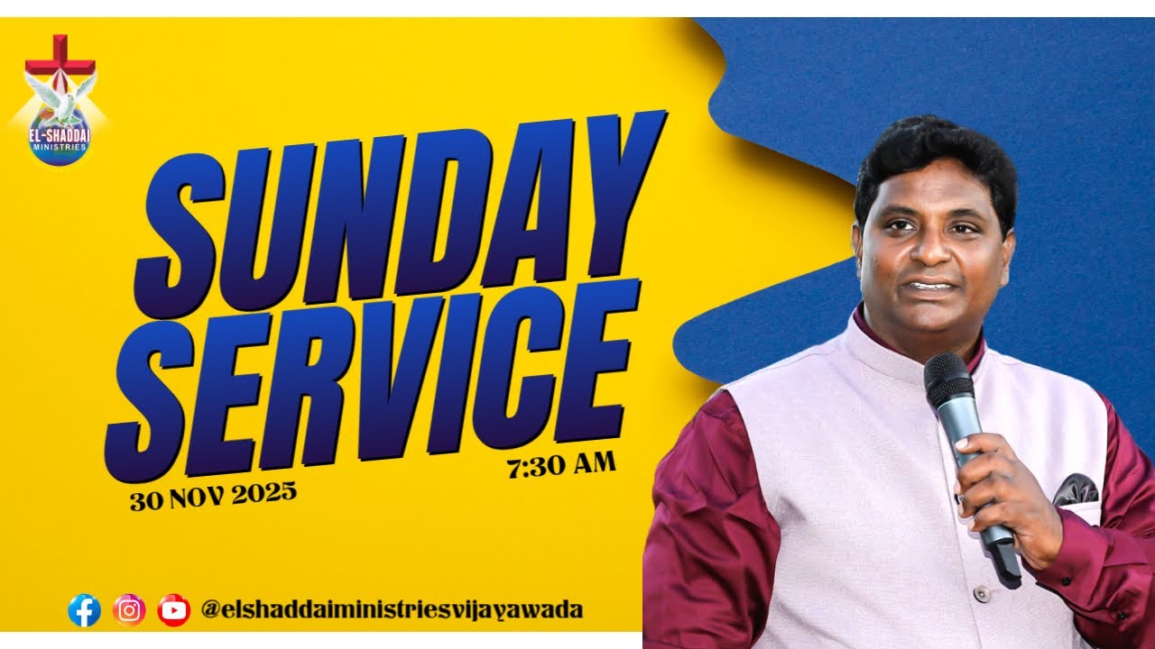 🔴 30 - 11 - 2025 | SUNDAY SERVICE | PASTOR RAVI PRAKASH | PASTOR MERCY ...