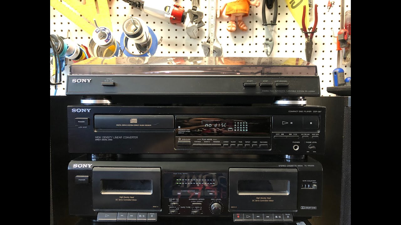 Sony Hifi - Sony CDP-397 - Sony STR-DH130 - YouTube