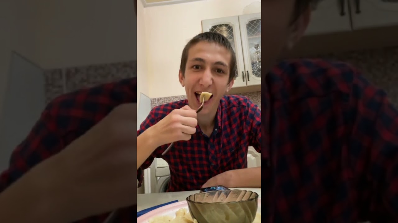 hasbulla making vedio his friend eating food - YouTube