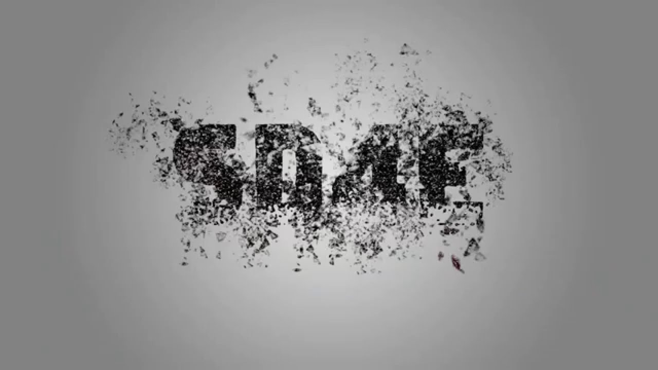 How you do that S16 Dust Text Effects - YouTube