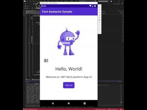 Using FontAwesome with MAUI (Xamarin) - YouTube