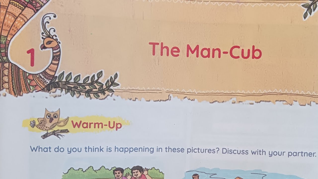 class -5// subject -english//chapter -1 The man-cub//questions and ...