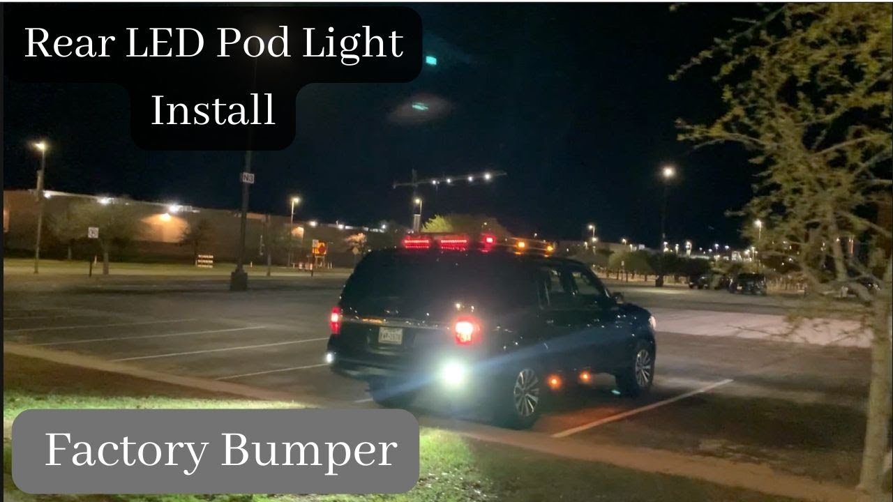 How To Install LED Pod Lights Into Your Factory Bumper! || DIY Guide ...