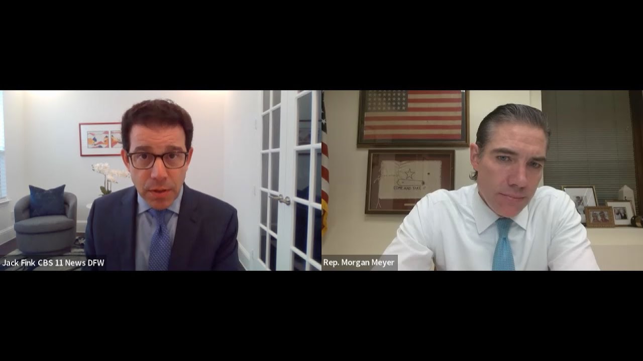 TX Rep. Morgan Meyer discusses property tax relief proposals - YouTube