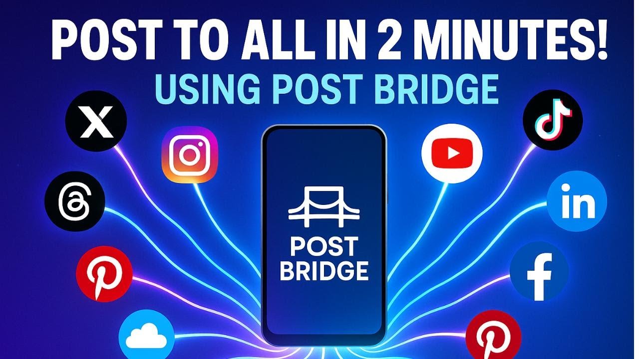 How I Post to All Platforms in 2 Minutes with Post Bridge - YouTube
