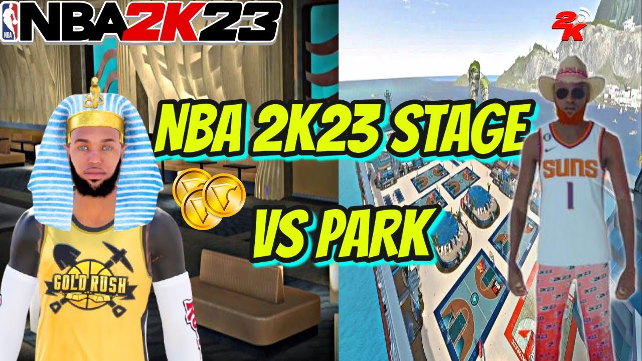 NBA 2K23 COMP STAGE VS PARK BREAKDOWN... WHATS THE DIFFERENCE? - YouTube