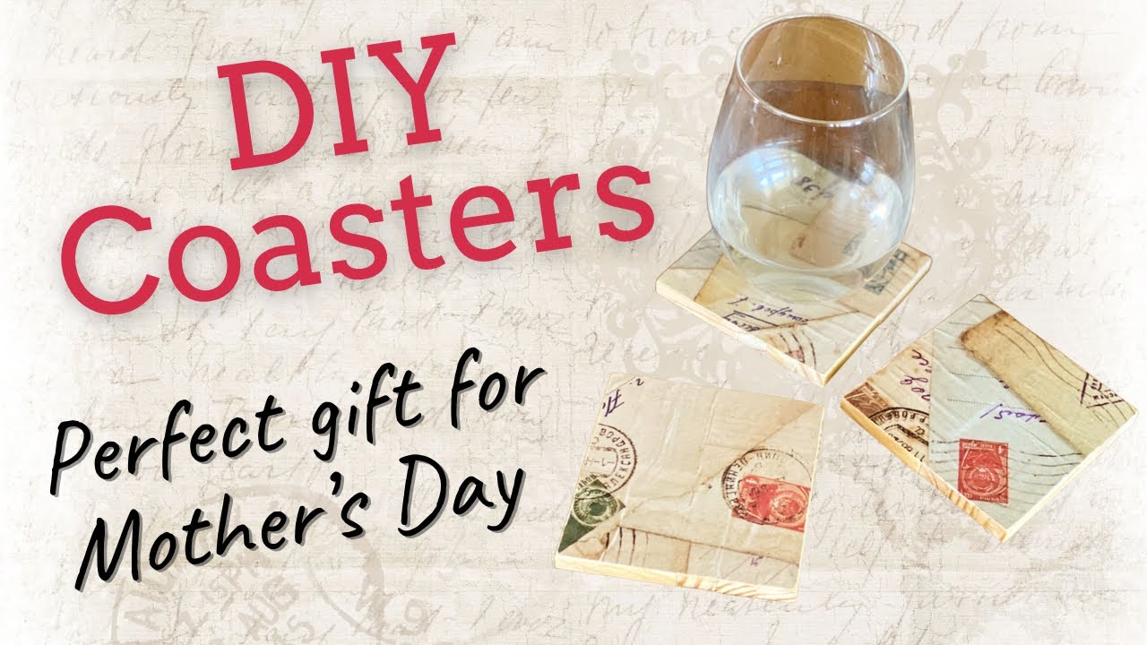 DIY Coasters with Dollar Tree Jenga Blocks | Mother’s Day Gift Idea ...