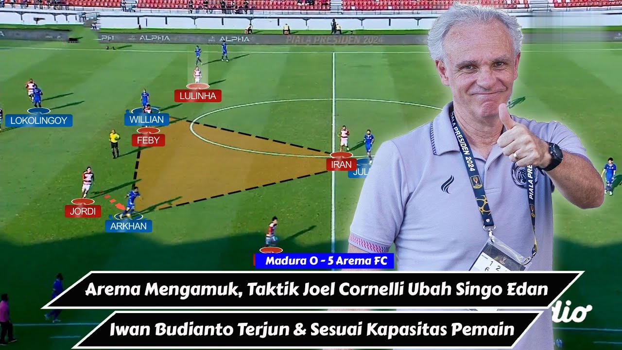 Arema Ngamuk, Joel Cornelli Sulap Gaya Main Singo Edan | Madura United ...